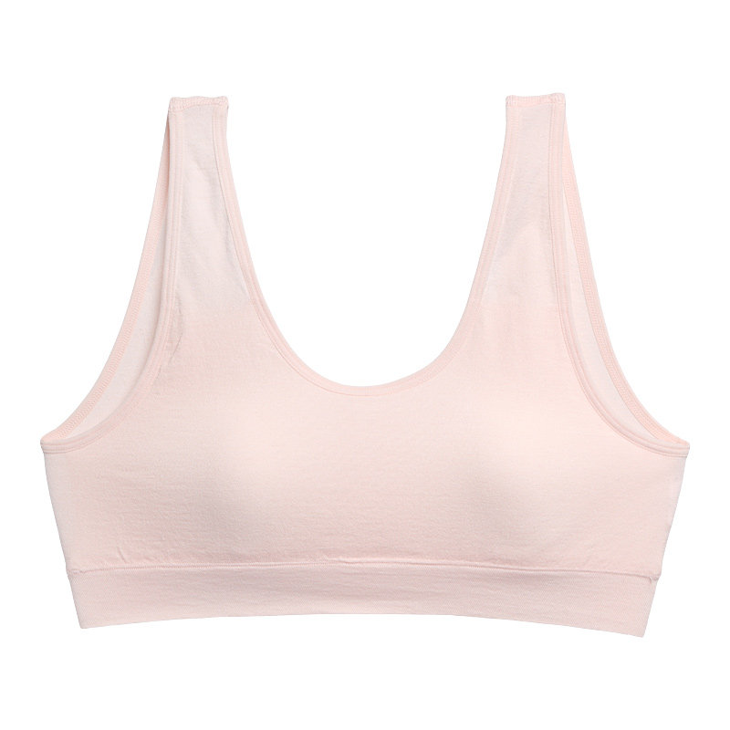 Aimer junior loves young girl cotton feeling seamless no support vest ...