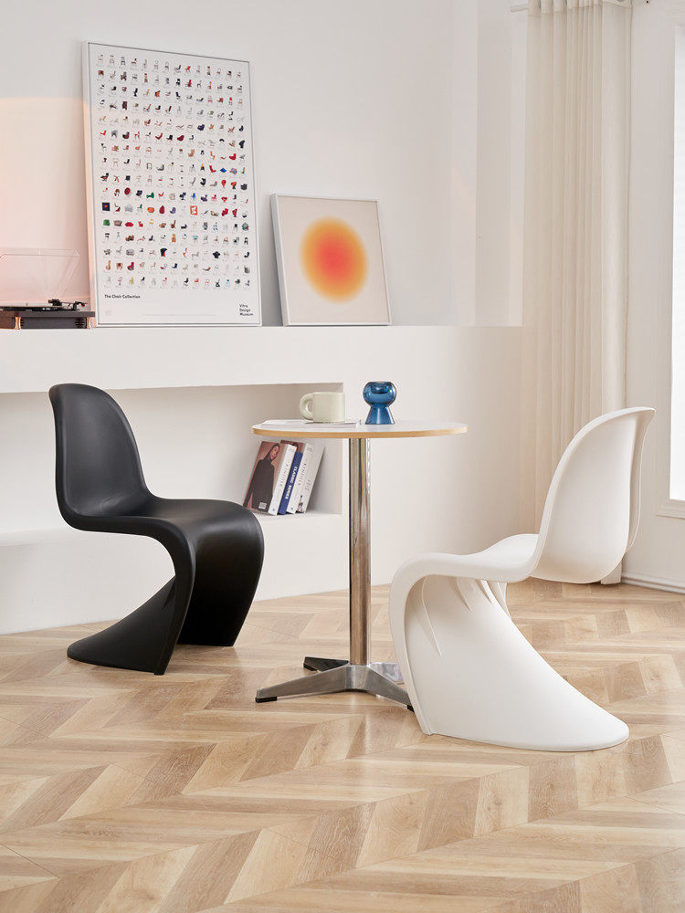 PC transparent internet celebrity home chair Panton chair dining chair ...