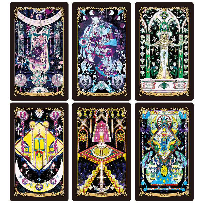 Authentic Original Starry Enigma Tarot Beginner's Wiedt Board Game Card