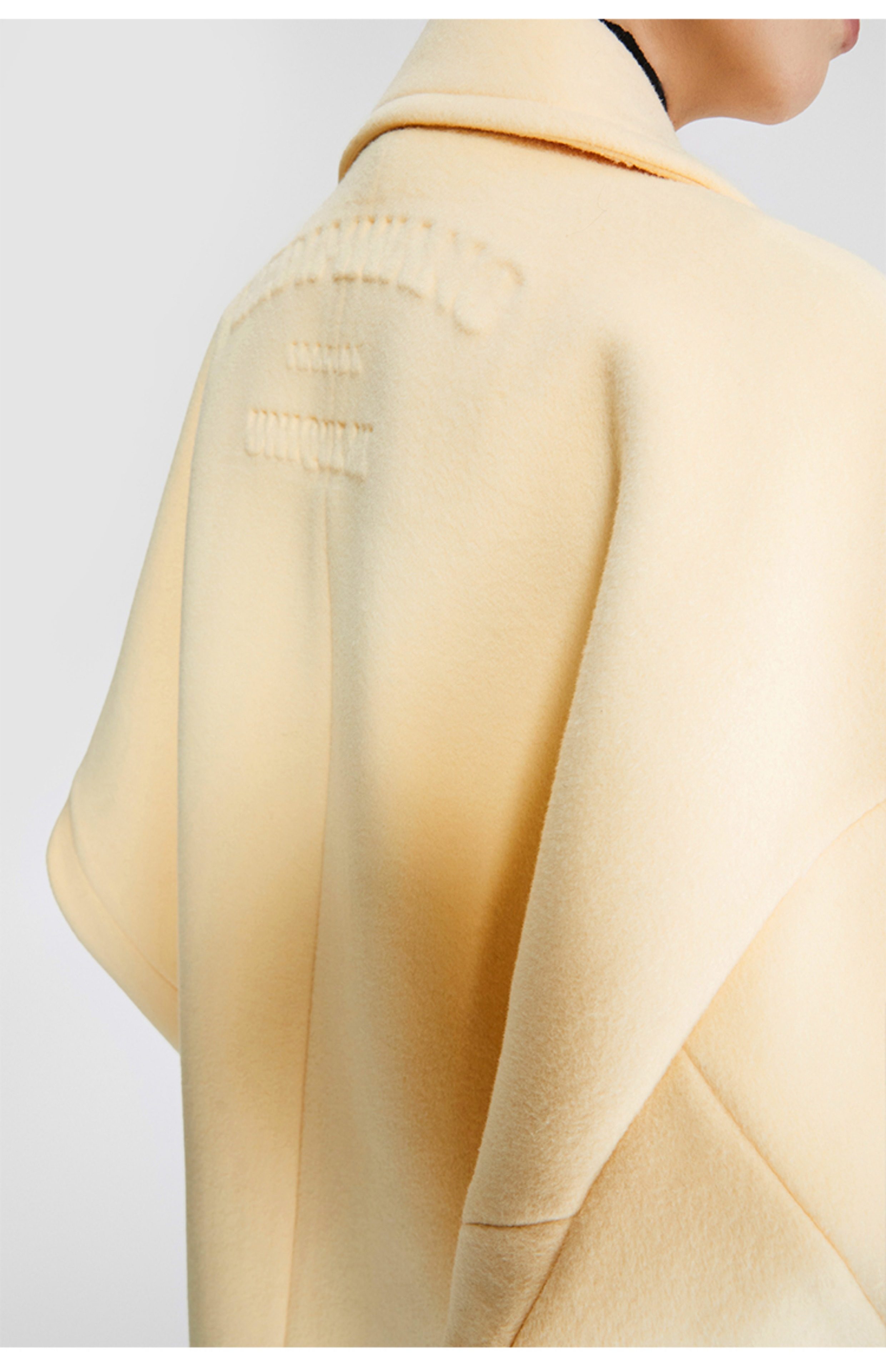 Ledi Wool coat wool concave cocoon wool coat - Debut – GOOD GIRL REBEL