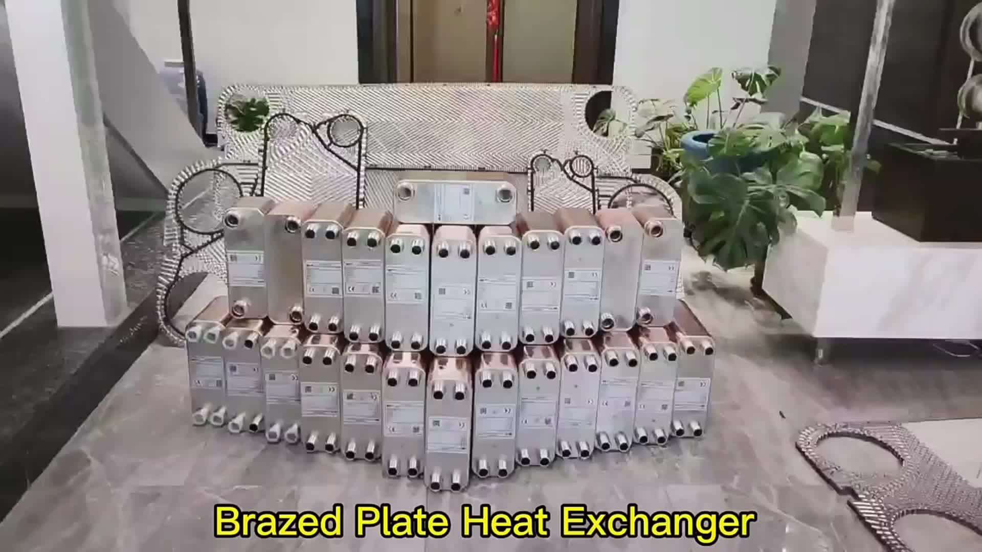 Heat Exchanger Oem Bphe Stainless Steel Brazed Plate Type Industrial ...