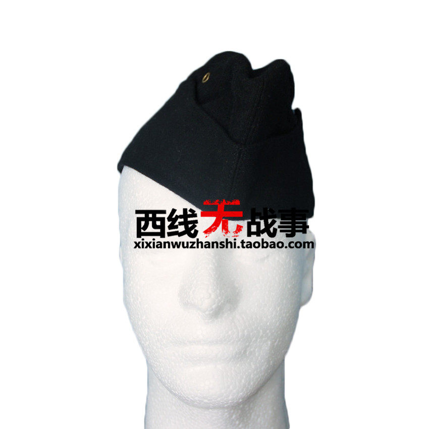 👑 German army woolen m34 soldier's cap | Black armored infantry cap ...
