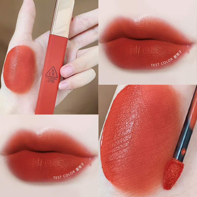 [USD 23.08] 3CE Velvet Matte Glazed Lipstick Moisturizing Long Lasting ...