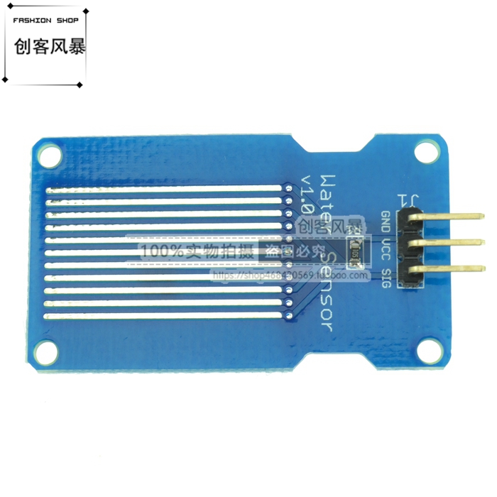 [USD 4.67] Water level sensor water drop water depth rainwater liquid ...