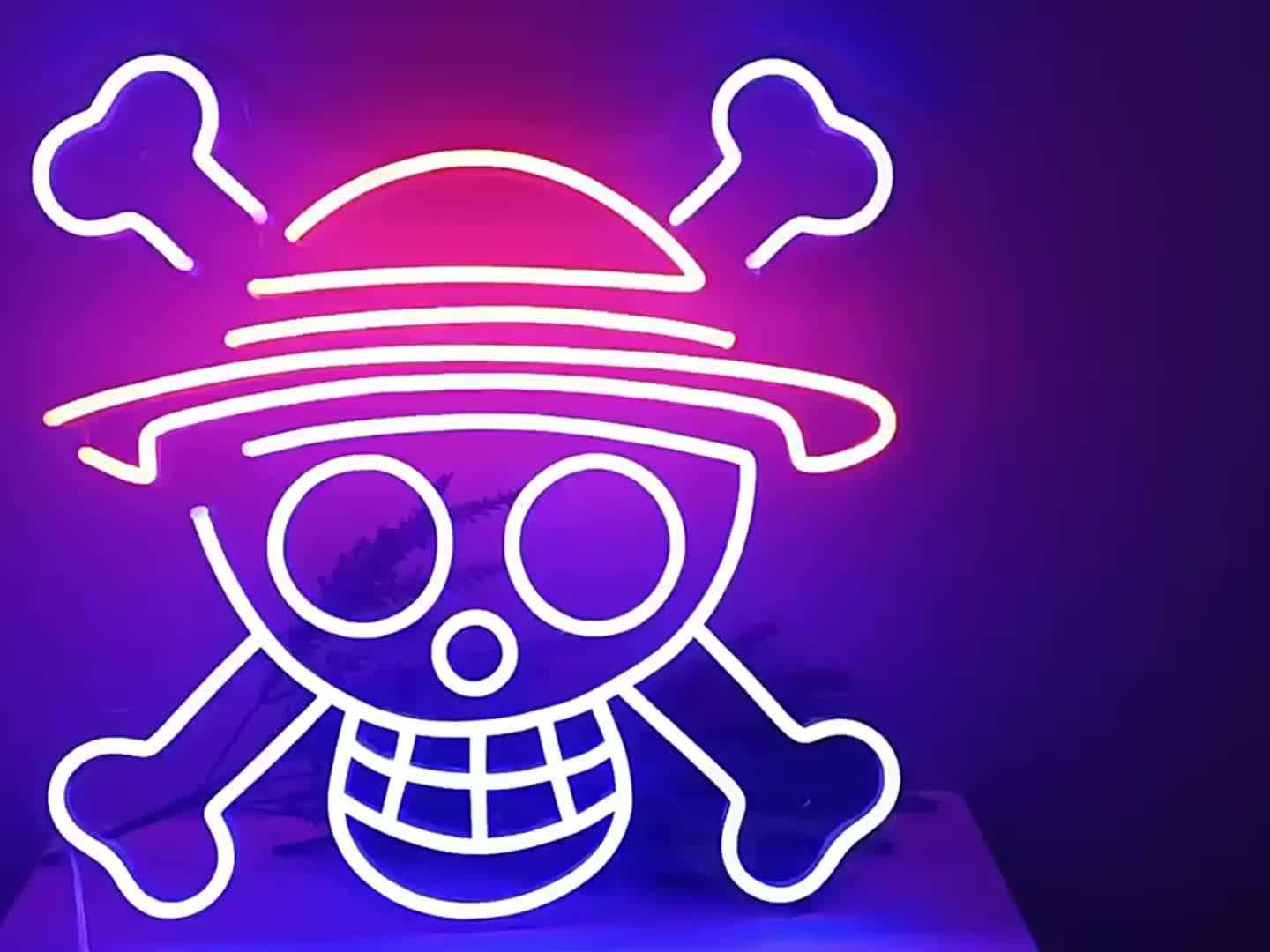 Custom Neon Light Signs Cartoon Designs Acrylic Luminous Led Signature ...