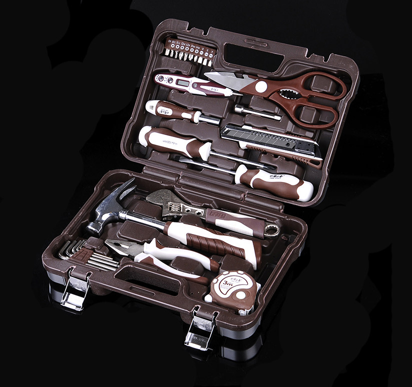 [USD 32.21] AK household hardware tool kit multifunctional maintenance ...