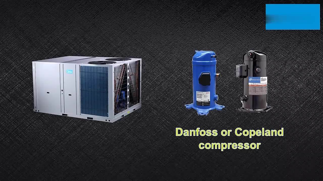 6.2ton-30 Ton Commercial T3&t1 Series Air Conditioner R410a Rooftop ...