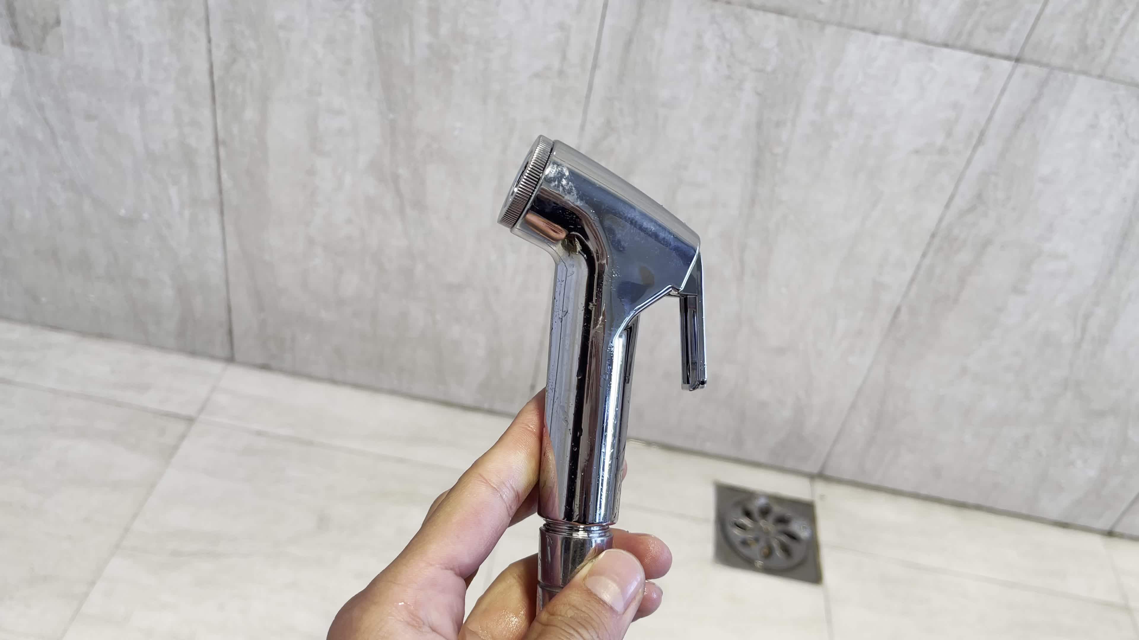 Chrome Handed Head Toilet Shattaf Muslim Shower Handheld Self Hygiene ...