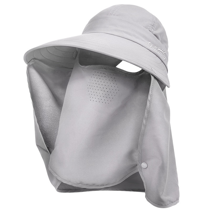 ohsunny sunscreen hat female summer cover neck protection UV sun hat ...