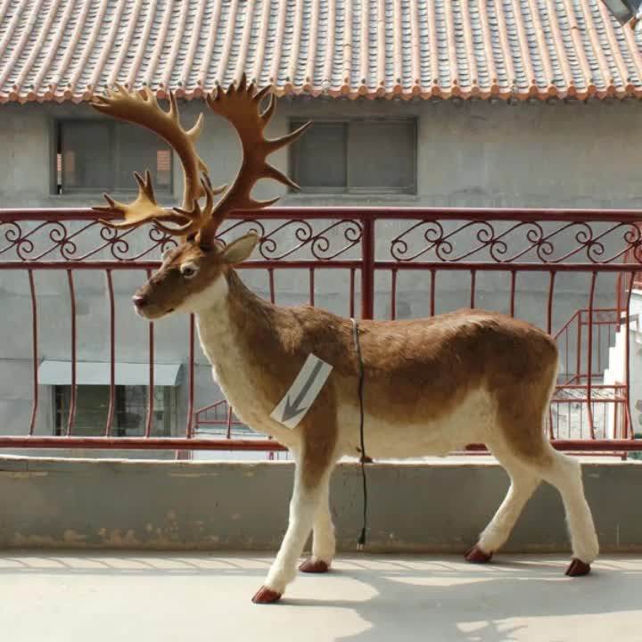 Static Large Outdoor Christmas Reindeer Decorations Navidad Estatua Del ...