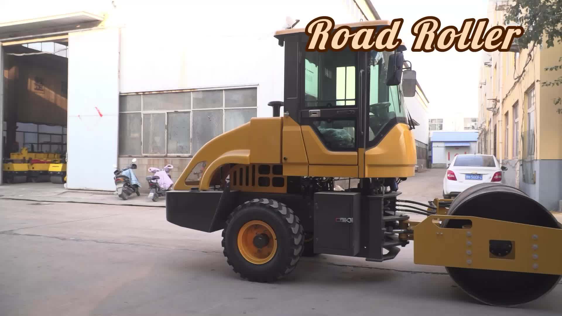 Single Drum Compactor 8ton Industrial Compactor Machine Hydraulic ...