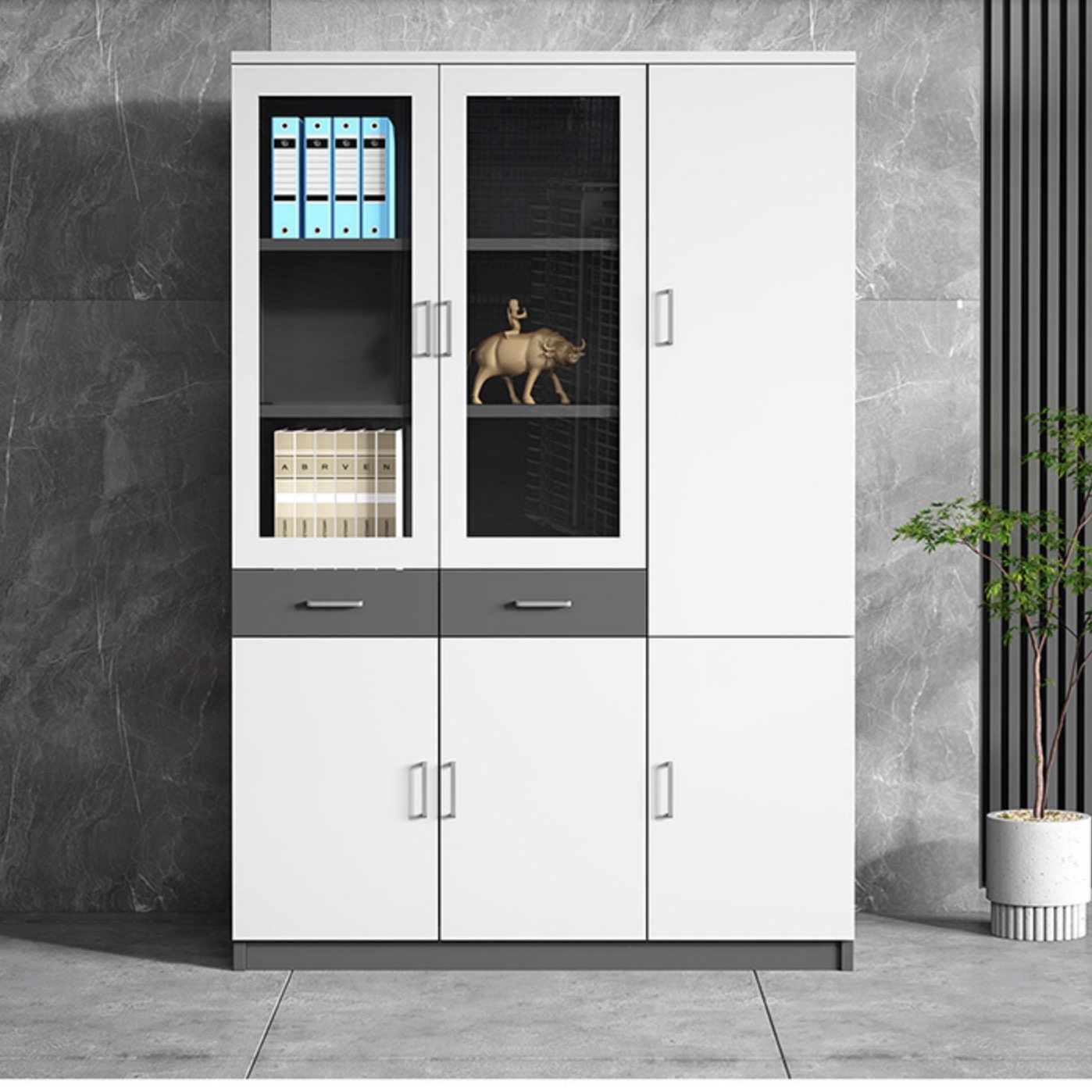 文件柜实木桌下收纳柜子储物柜带锁抽屉柜保密柜移动侧边柜矮柜：家居整理新神器！🌿-矮柜-淘宝百科网