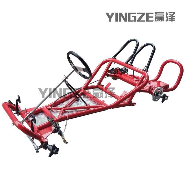 Modified 168CC four-wheel motorcycle drift kart accessories frame body ...