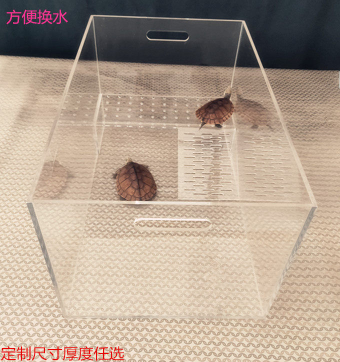 Custom acrylic turtle tank fish tank ultra-transparent turtle tank fish ...