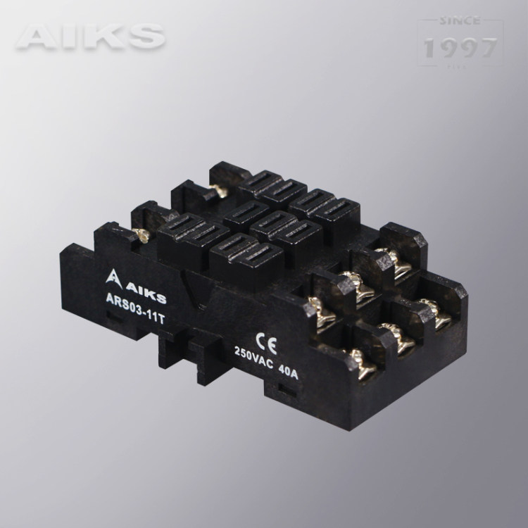 爱克斯中间小型时间继电器底座ARS02/ARS03/ARS04：工业控电神器！阻燃设计+稳定连接，电工人都夸好！-继电器插座电气-淘宝好物网