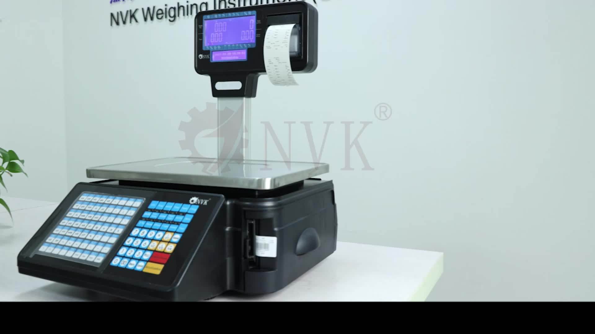 Nvk Tma Label Printing Weighing Scale Barcode Receipt Print Supermarket ...