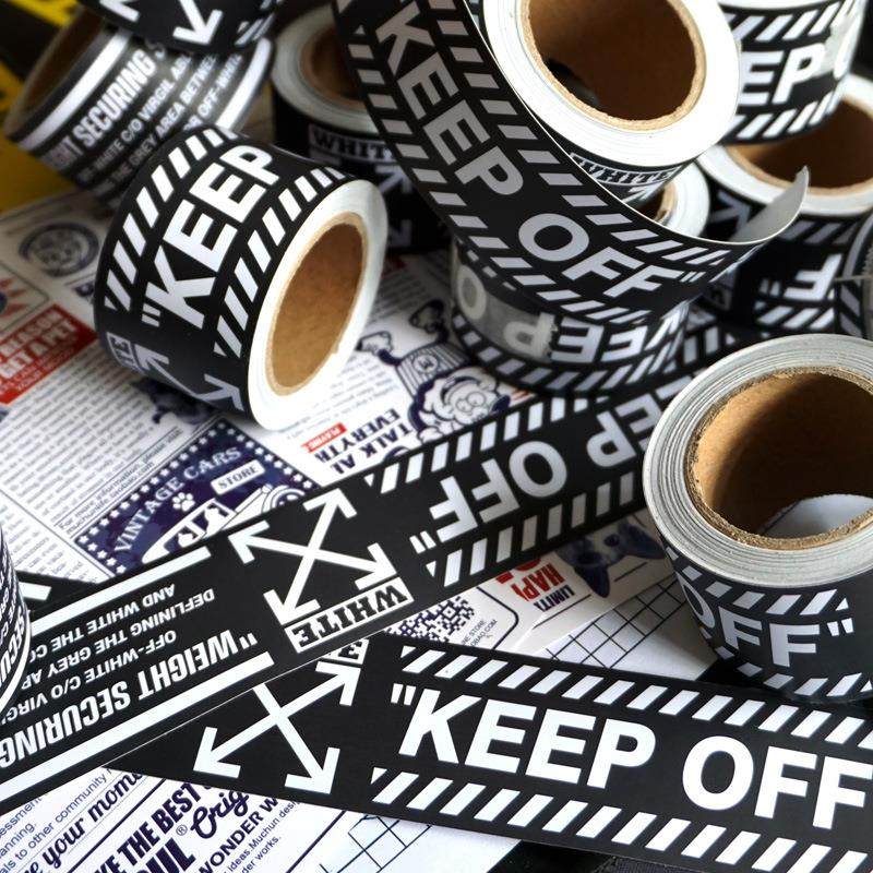 Your motorcycle needs a "danger warning"? keep off white tape will make ...