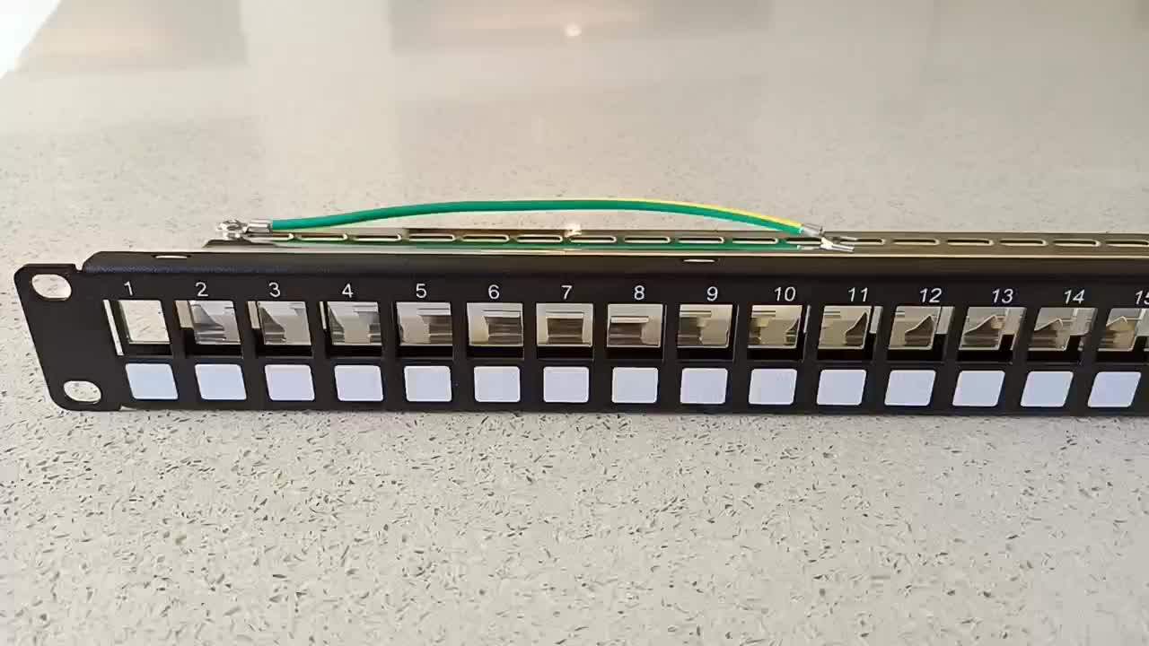 Keystone Panel Network Blank Patch Panel 24 Port Cat6 Ftp Rj45 Cat6a ...