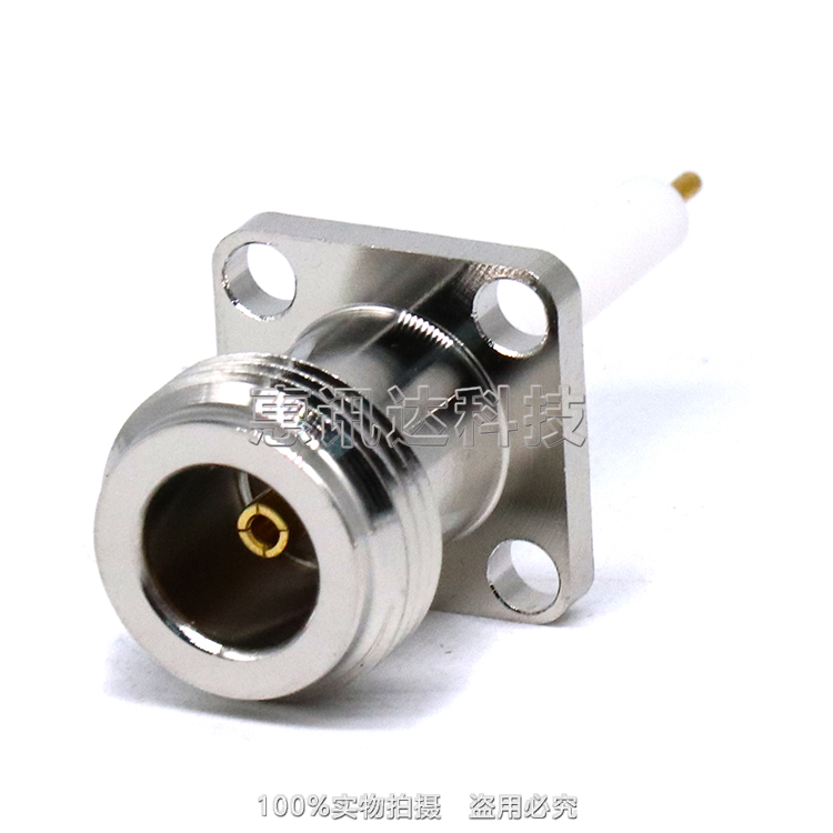 N-KFD-1 N型母头小方板长微带连接器带法兰盘固定L16-50KFD高绝缘-阿里巴巴