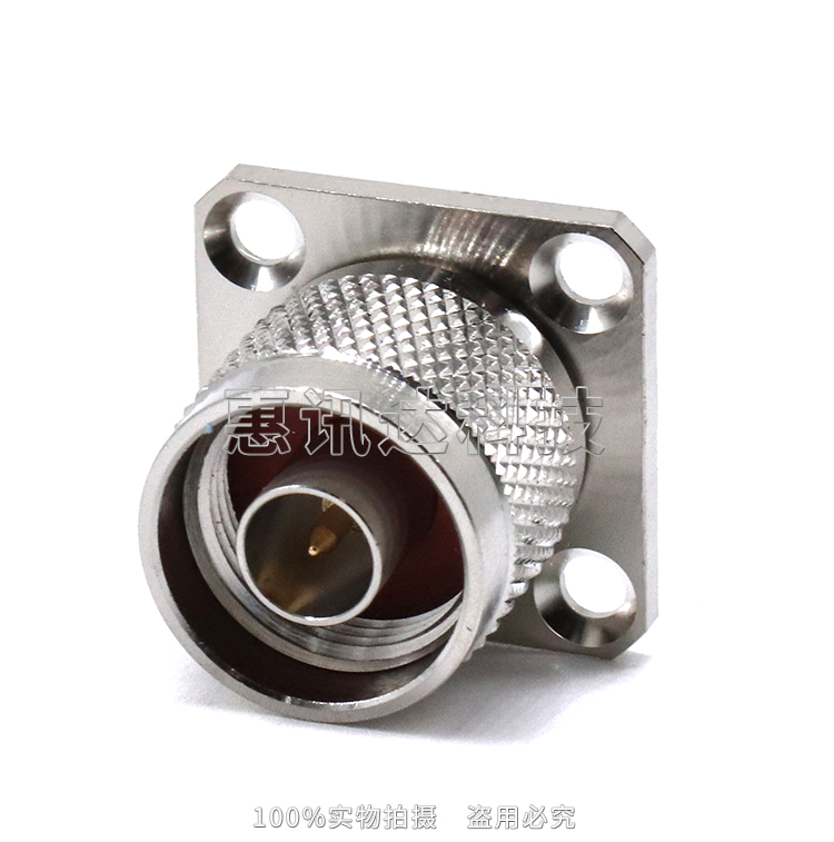 N-JF N型公头带法兰盘固定N-50JFD 射频连接器L16-JF-阿里巴巴
