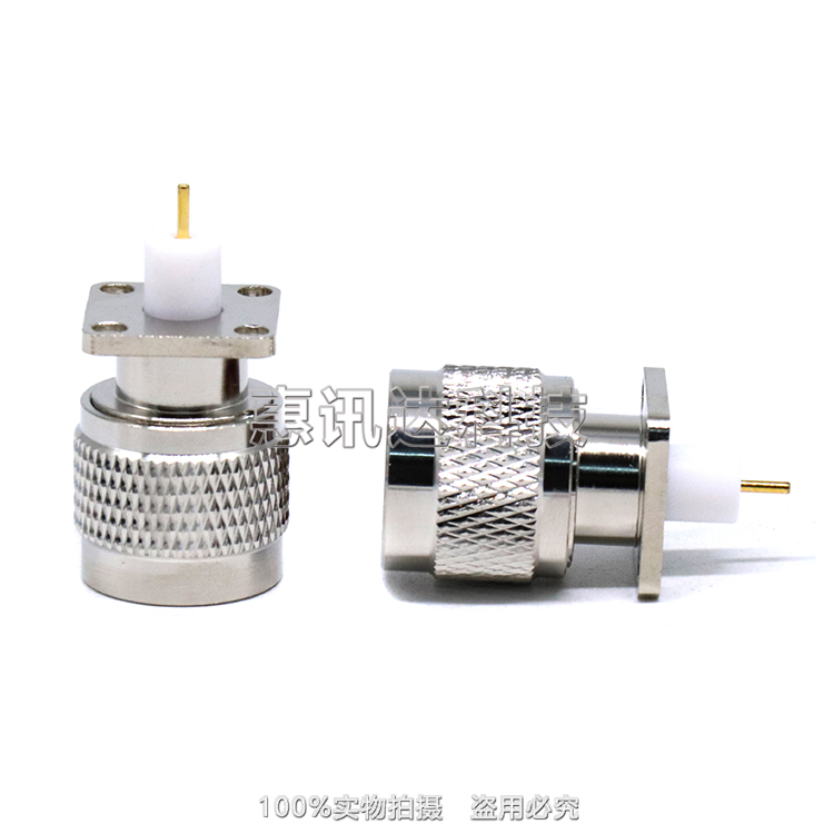 N-JFD-1 N型公头小法兰微带连接器带法兰盘固定L16-50KFD 粗绝缘-阿里巴巴