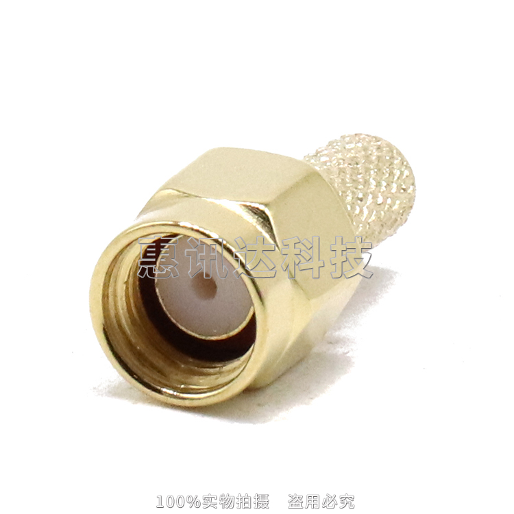 SMA-C-J5 SMA-J5 SMA-J-3 SMA公头内针压接50-3电缆 连接器-阿里巴巴