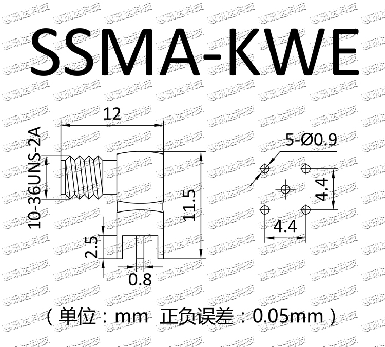 SSMA-KWE SSMA弯座 焊PCB面板插座 迷你SMA母座 SSMA-KWHD 连接器-阿里巴巴
