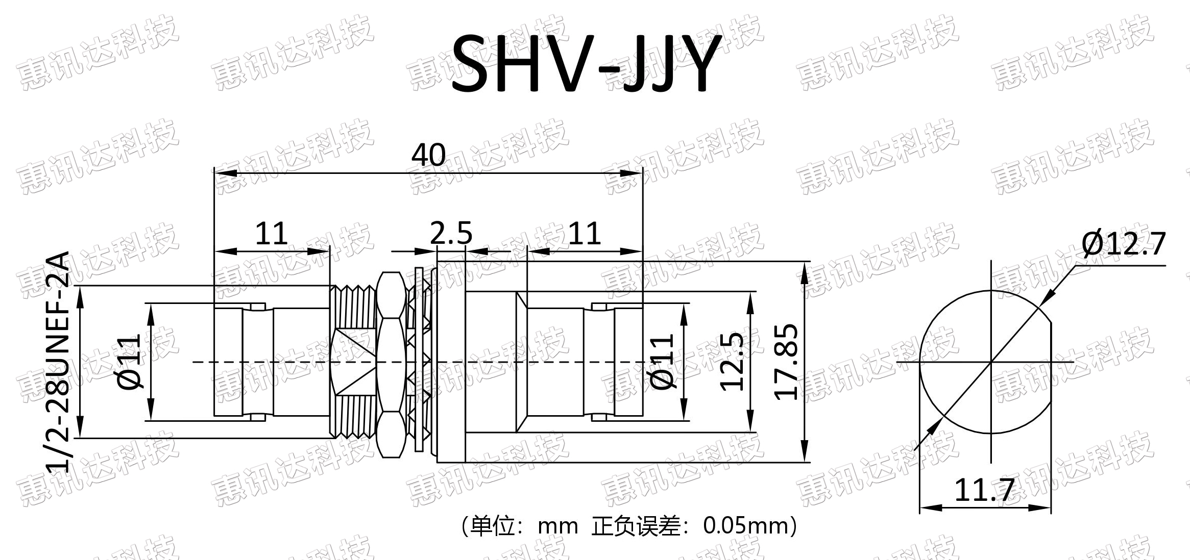 SHV-JJY 高压测试连接器KKY 带螺母固定防水垫圈 SHV5000V-JJY-阿里巴巴