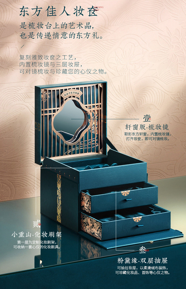 "Oriental gift" Hua Xizi Oriental beauty makeup set/cosmetics beauty ...