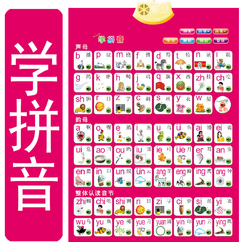 [USD 6.85] Complete Chinese Phonetic Table English Alphabet ...