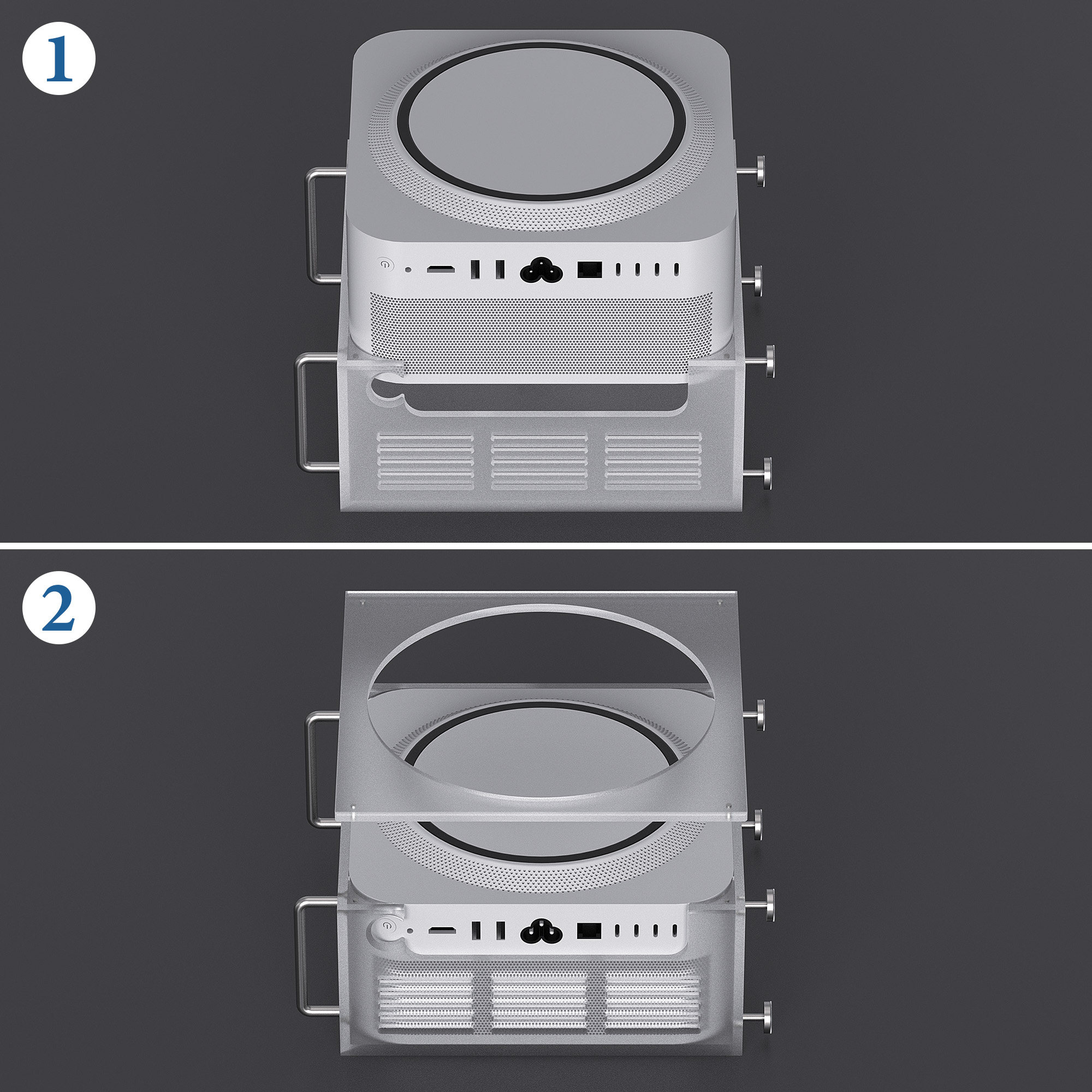 Geekria极客悦耳：磨砂亚克力Mac Studio散热神器，让你的苹果电脑焕发新生！ -保护屏-淘宝好物网