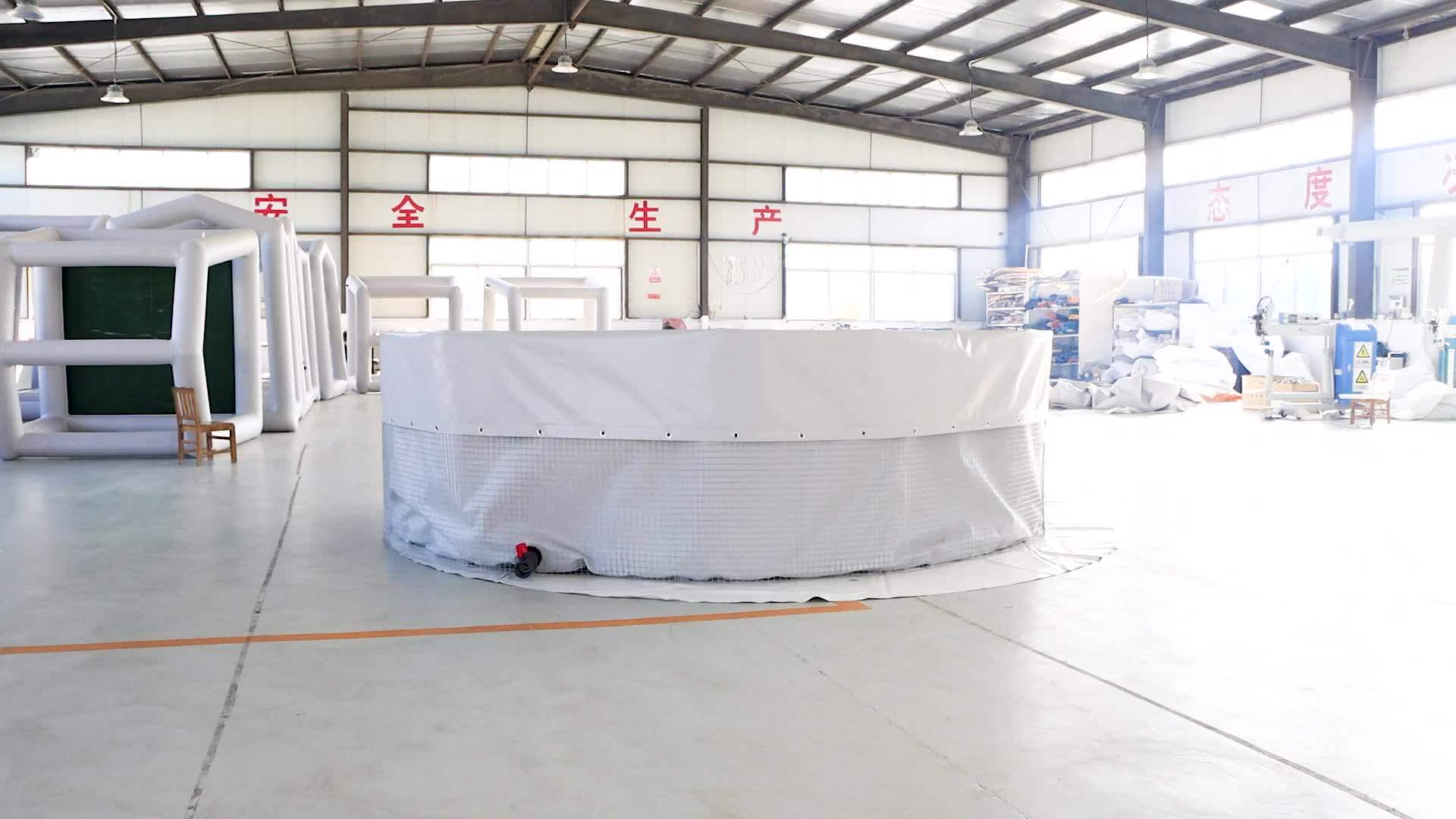Flexible Pvc Collapsible Steel Mesh Water Reservoir Tank For Fish ...