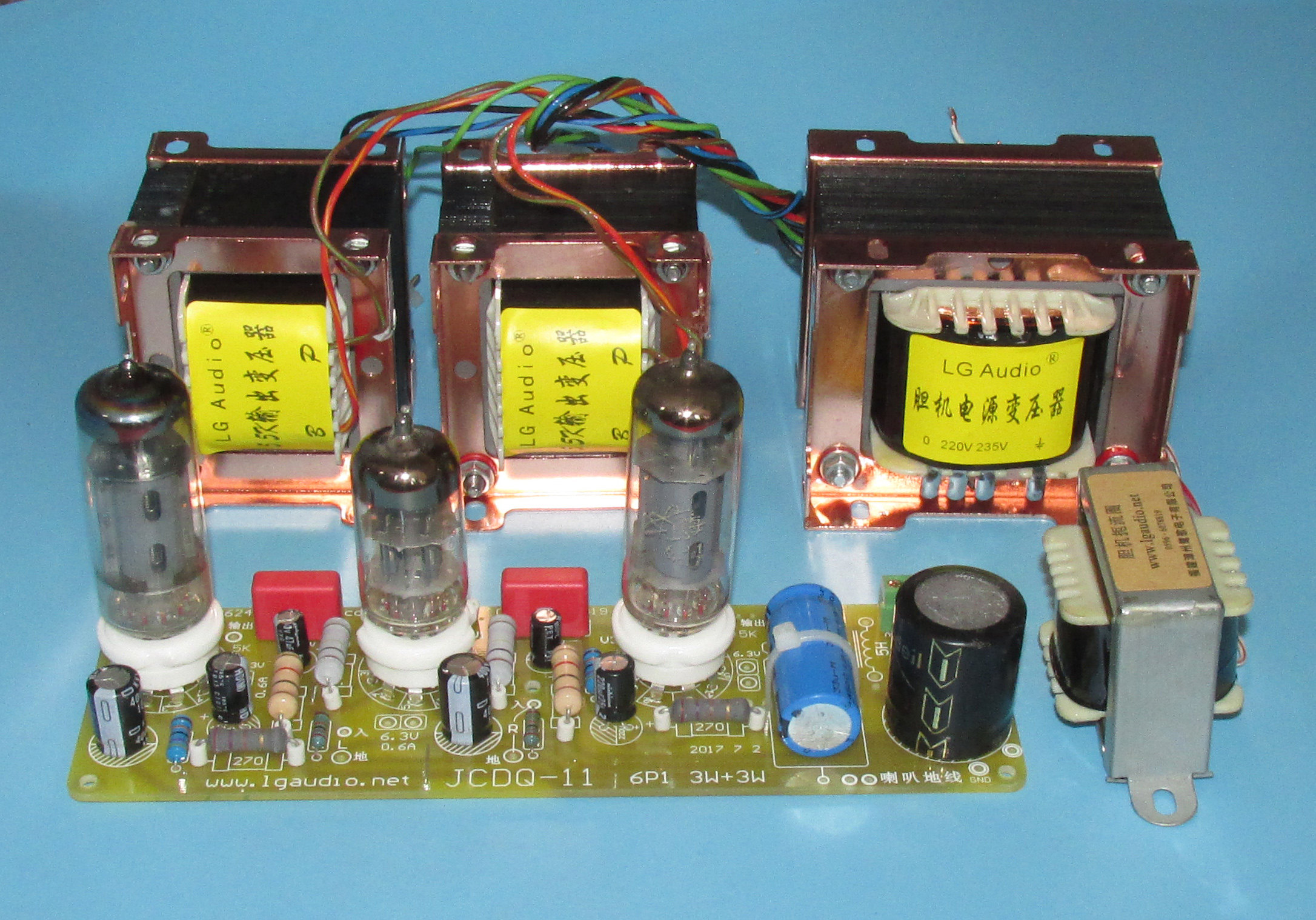 6N1 push 6P1 bile machine kit Tube amplifier kit contains transformer ...