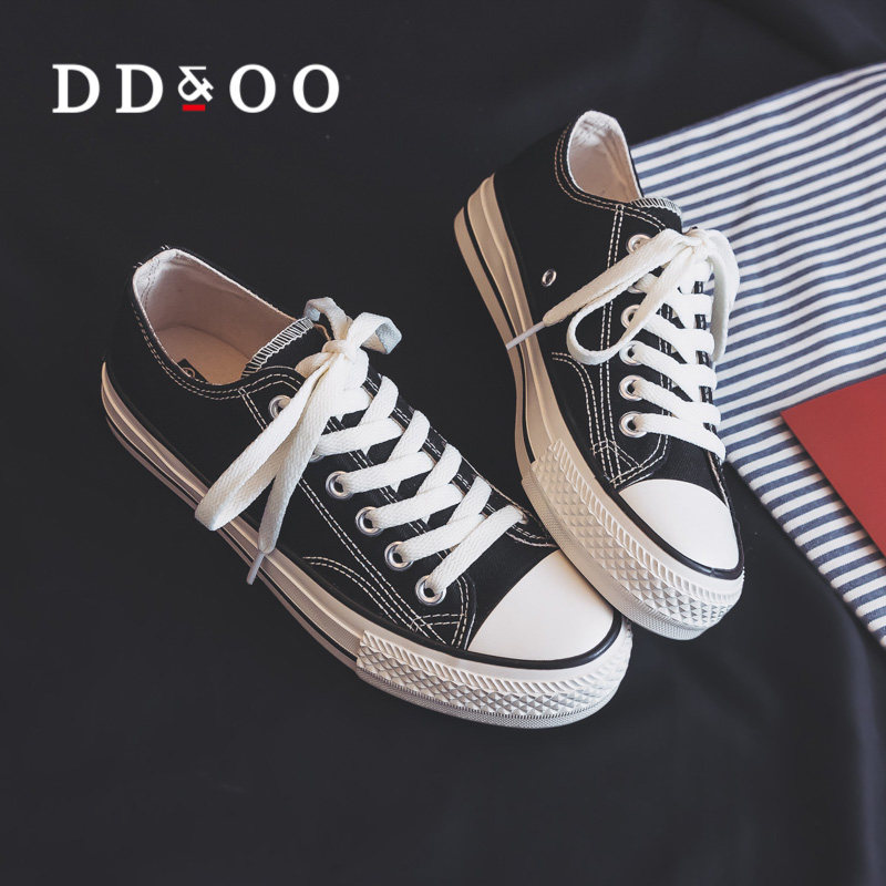 DDOO 2025新款小白鞋：是时候让你的脚丫子也来一场「白色革命」了吗？-帆布鞋-淘宝好物网
