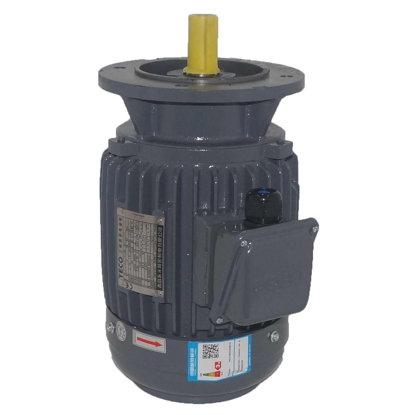 TECO TECO Motor 1 5KW 2HP vertical AEFF2N F3 TVGH90L brake brake motor ...