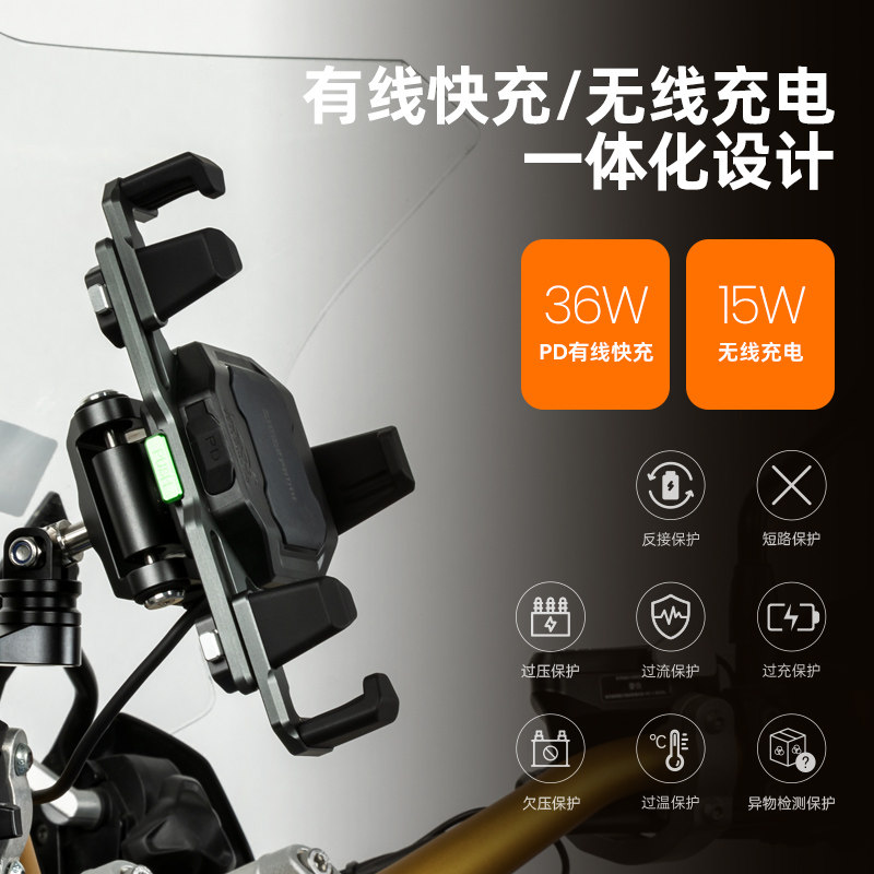2025年骑行党必看！LOBOO PH06折叠手机支架防震防抖实测，这波真香了🔥-摩托车导航-淘宝好物网