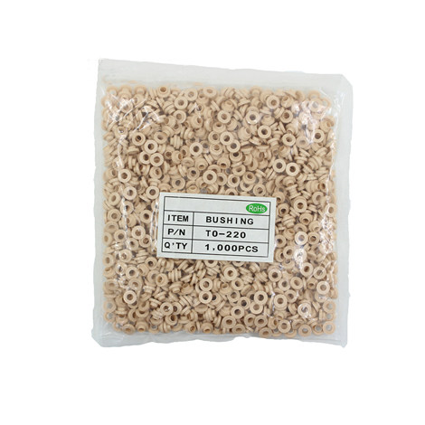 TO-220 insulating cap silicon film with particles insulating particles ...