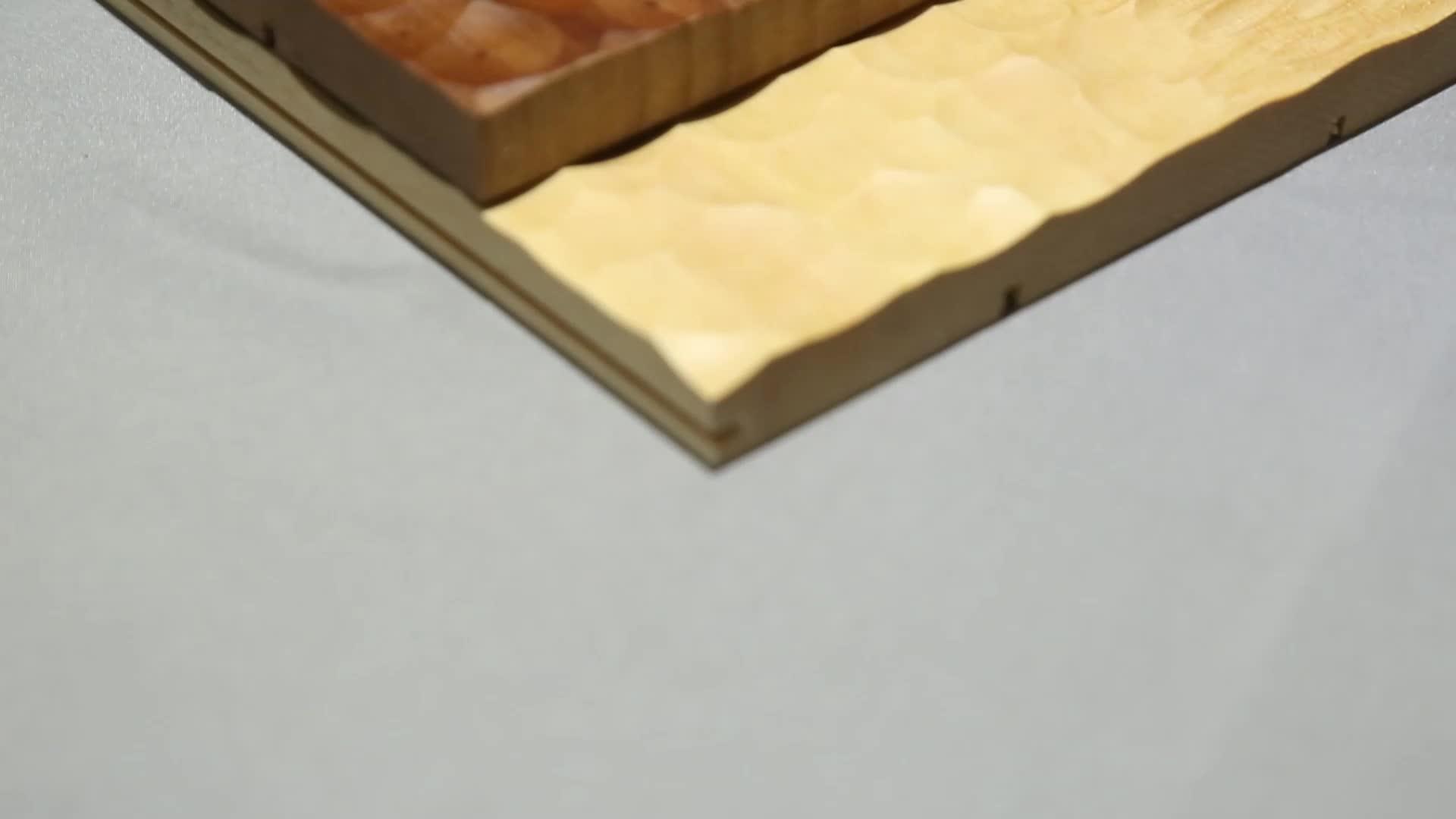 Mumu Sense Of Design 3d Texture Solid Wood Cladding Wallboard Wave ...