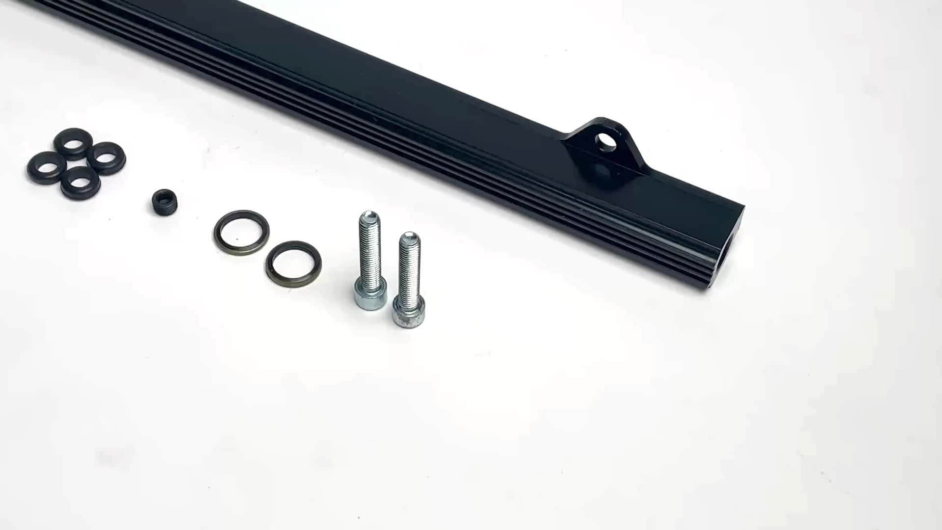 M104 W124 Engine Black Anodized Billet Aluminium 6061 T6 Common Fuel ...