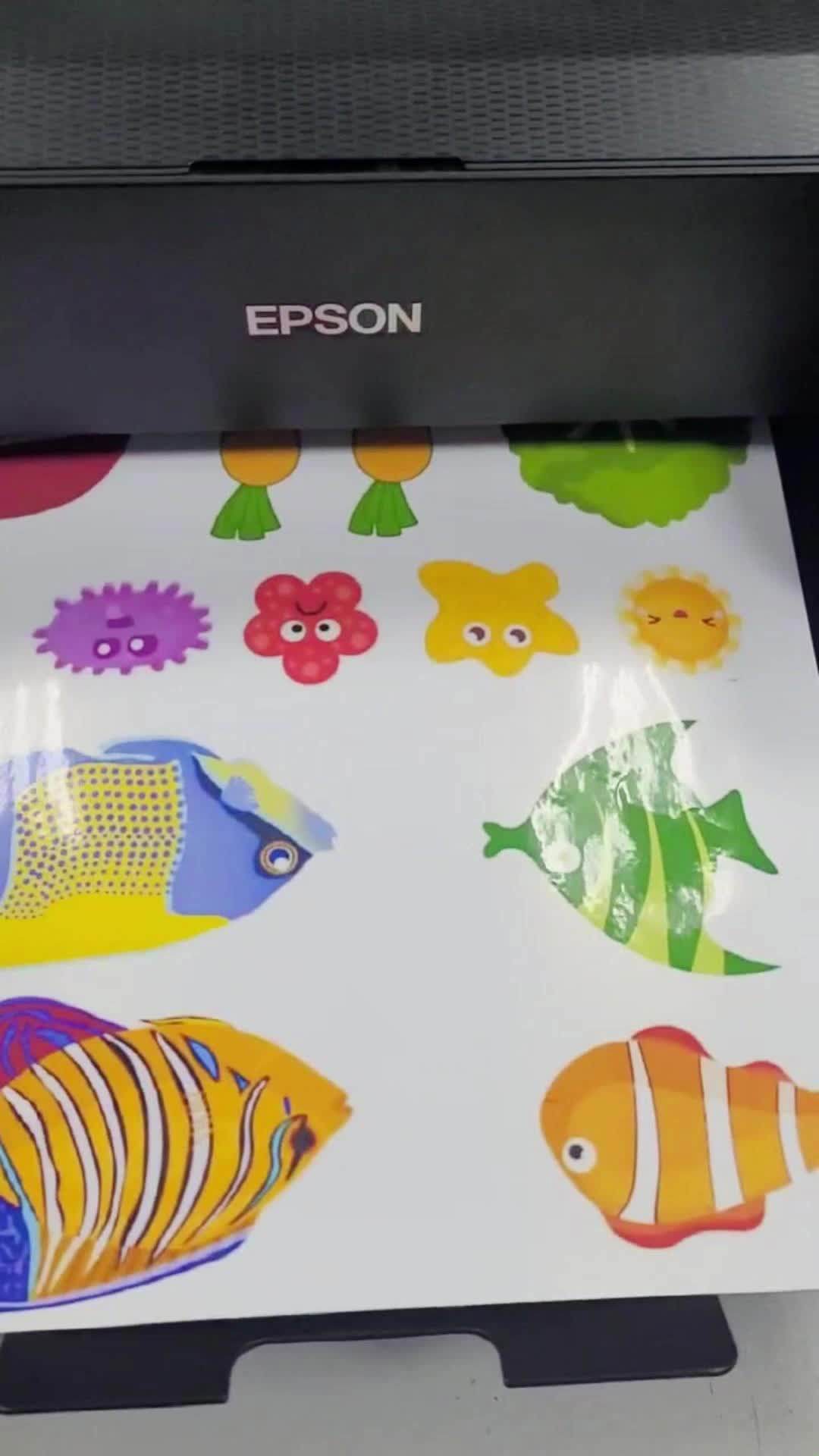 Printable A3 Vinyl Sticker Paper Full Sheets Holographic Adhesive Film ...