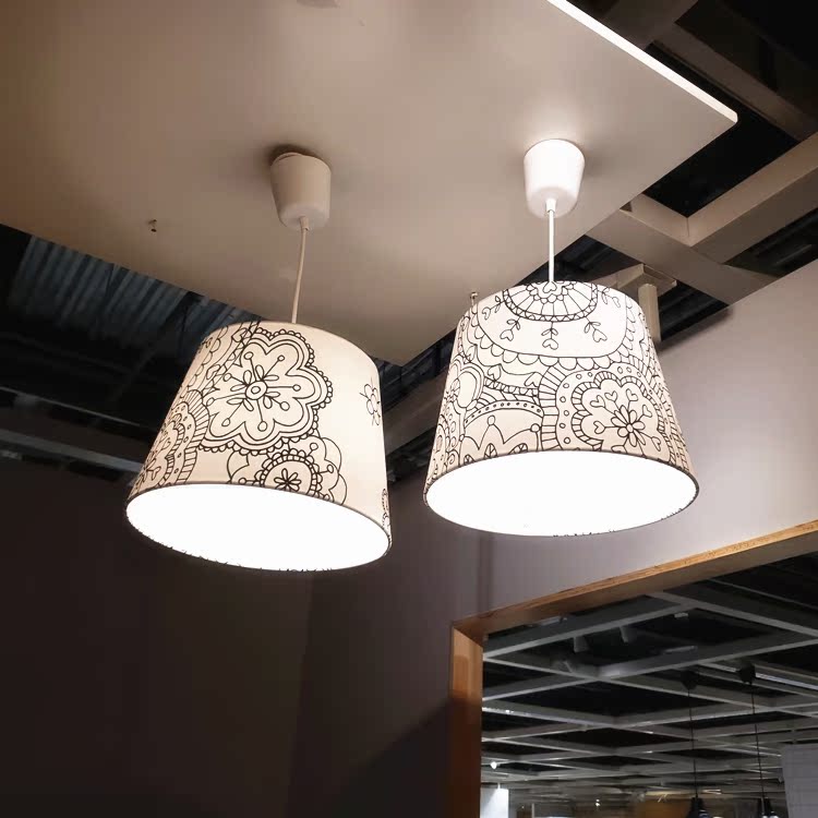 Купить Теплый ikea IKEA ура Teng дорога ваш абажур мультики абажур ...