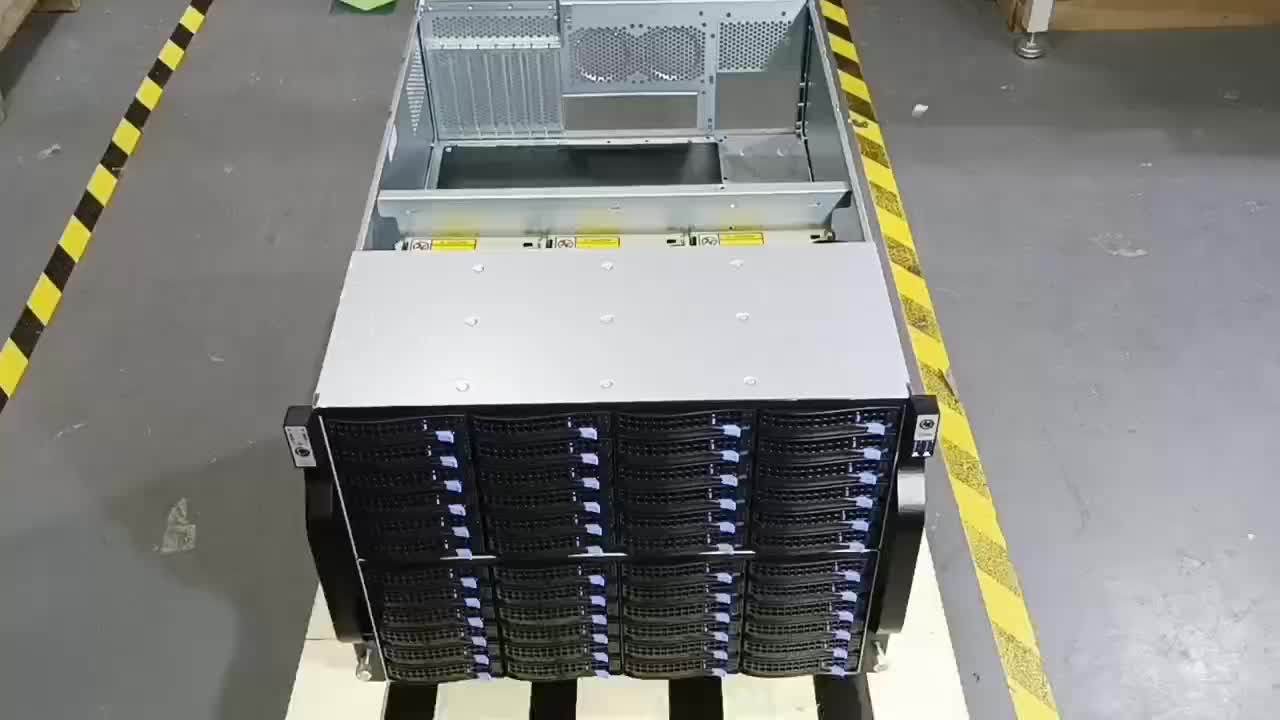 High Dense Rack Mount 8u 72bay Top-loaded Storage Server Chassis - Buy ...