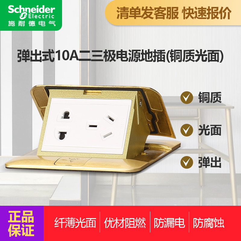 Schneider electric e220 new copper ground socket: the "invisible ...
