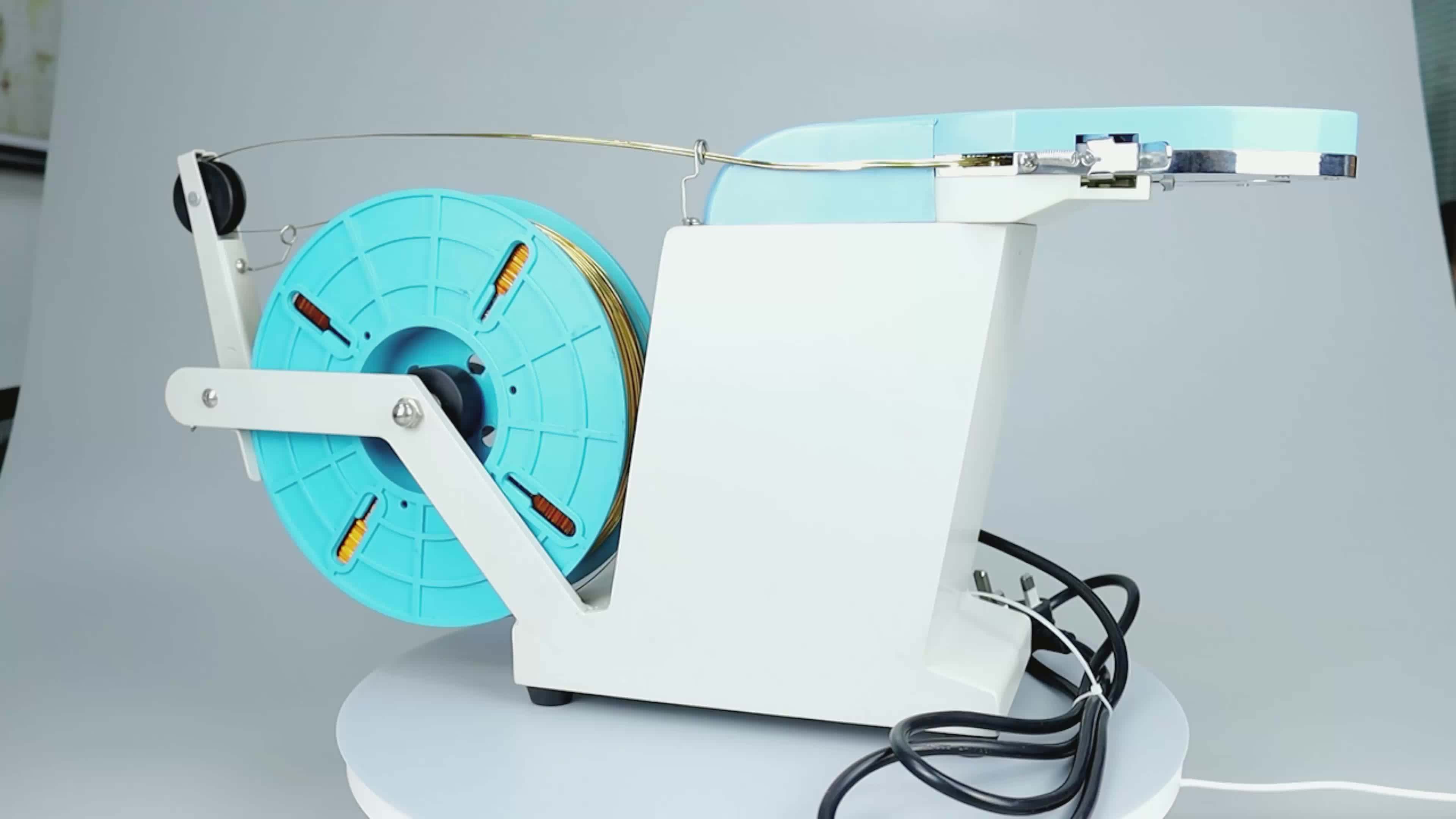 Semi-automatic Adjustable Bread Bag Packing Machine Manual Twist Tie ...