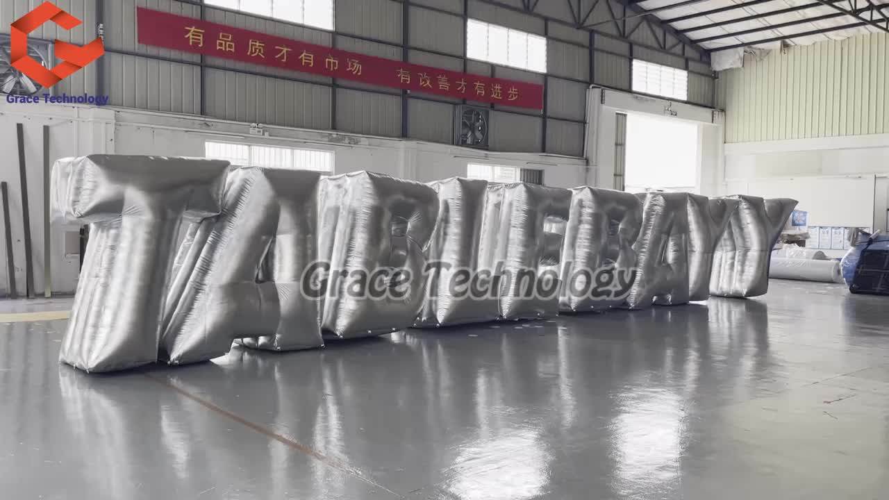 Giant Alphabet Letters Inflatable Lighting Letter Logo For Advertising ...