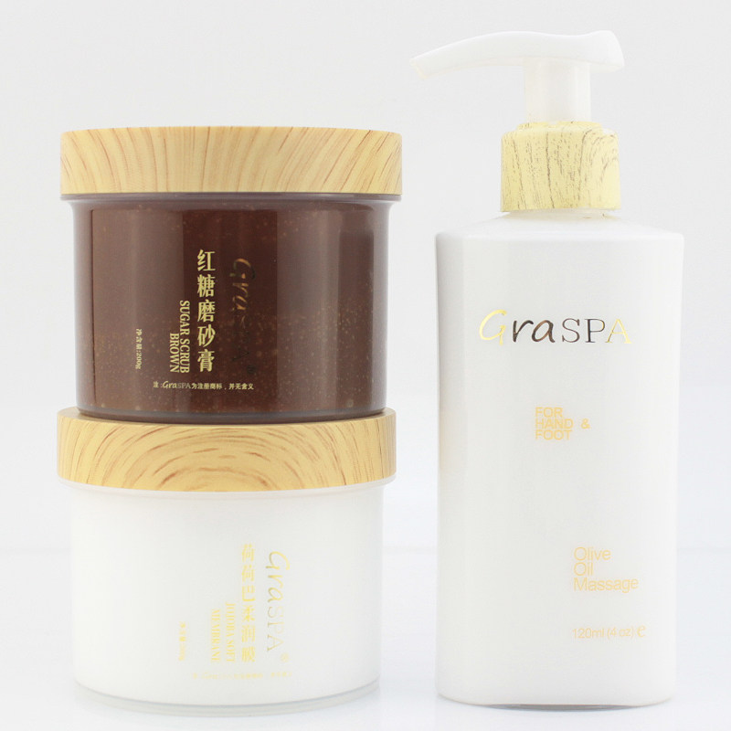 GRASPA同款护手霜&红糖磨砂膏&橄榄按摩乳&荷荷巴手膜嫩白套装，解锁美手新姿势！🌟-手部保养套装-淘宝好物网