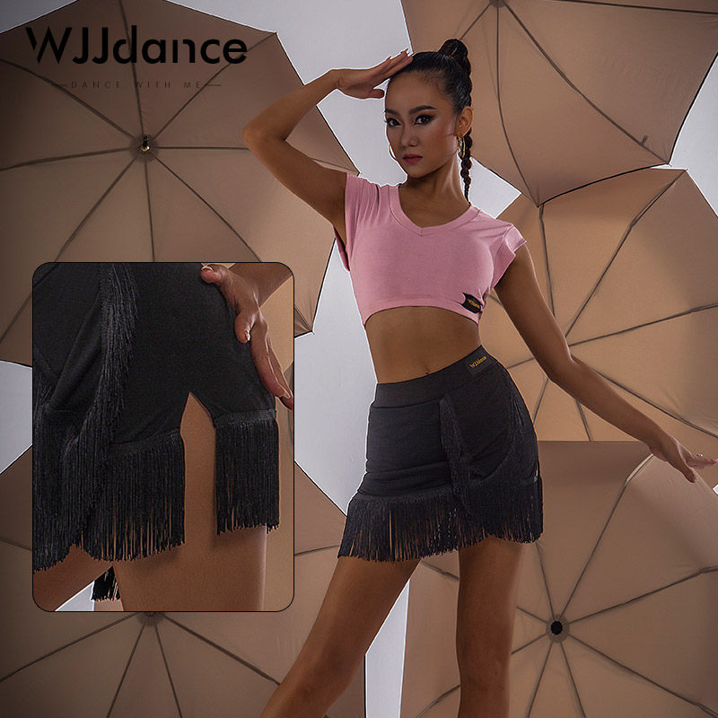 WJJdance拉丁舞短裙2024新款，专业练功服如何选择？💃深度解析-拉丁舞下装-淘宝好物网