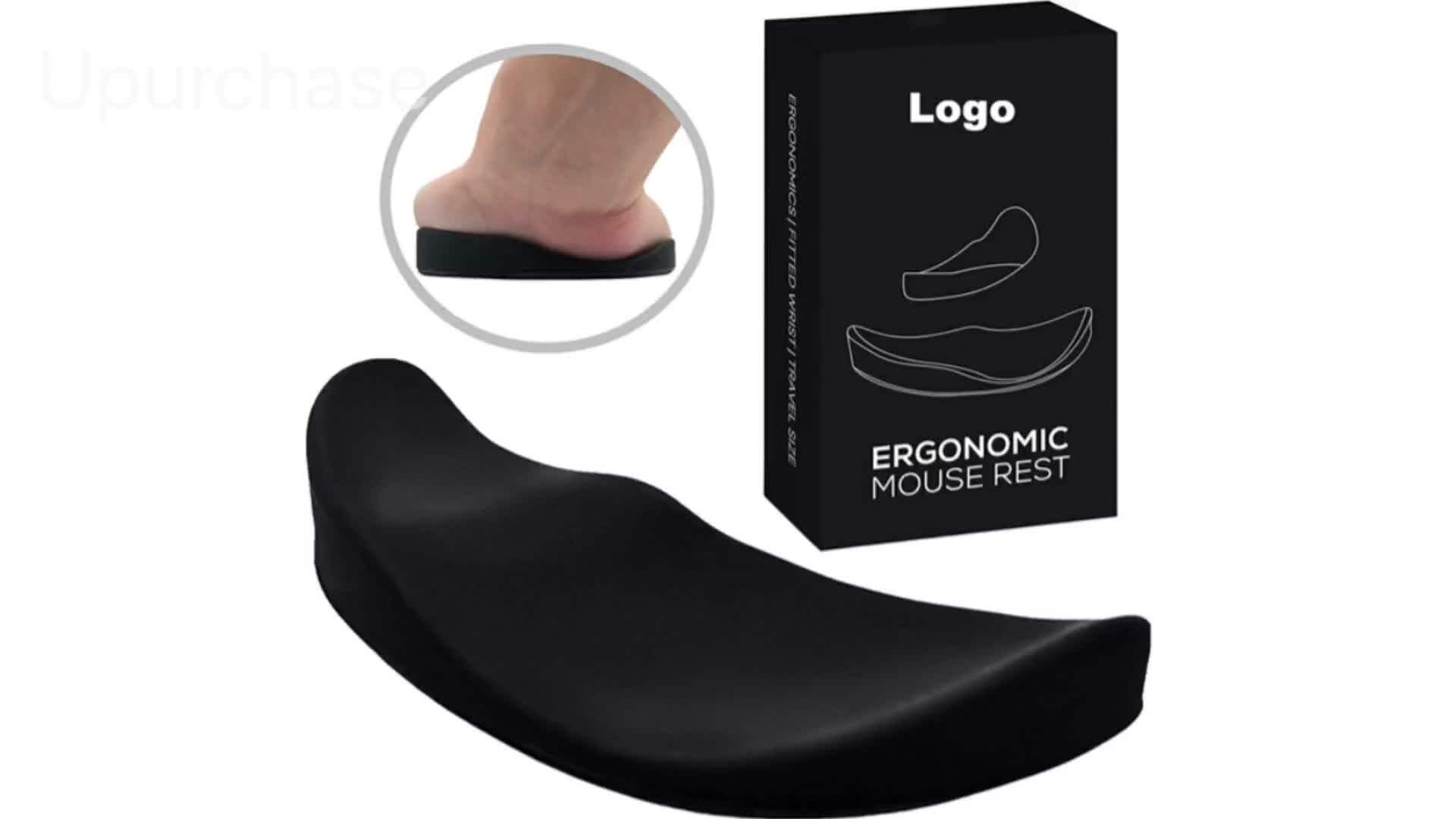 Ergonomic Mouse Wrist Rest Support Left Hand Sliding Wrist Pad Gliding ...