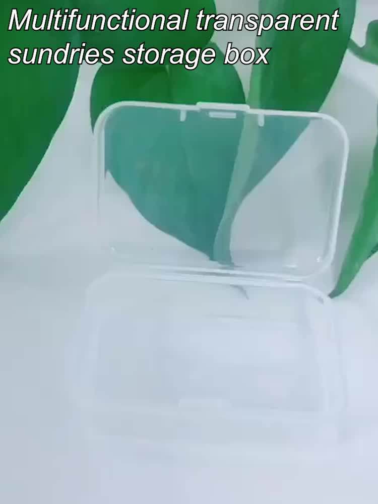 Mini Plastic Container Clear Pp Packing Gift Box Portable Multi Purpose ...