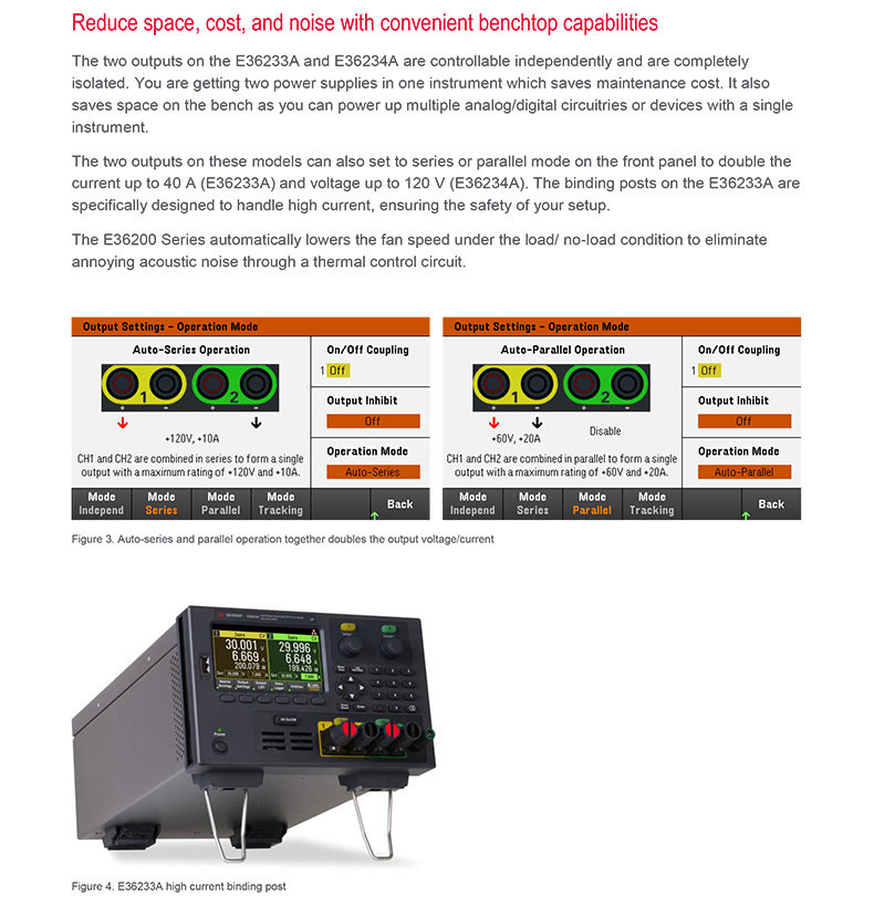 是德Keysight 可编程直流电源E36231A E36232A E36233A E36234A-阿里巴巴